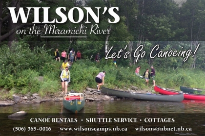 Canoe, kayak and tube rentals on the Miramichi River